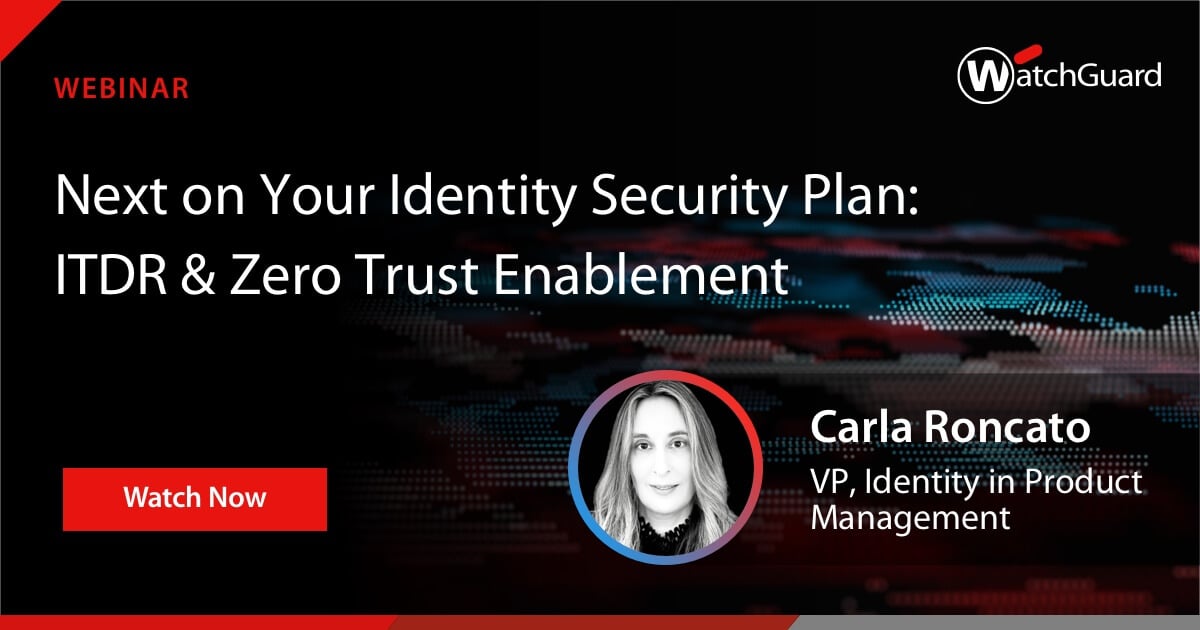 Webinar - ITDR & Zero Trust Enablement